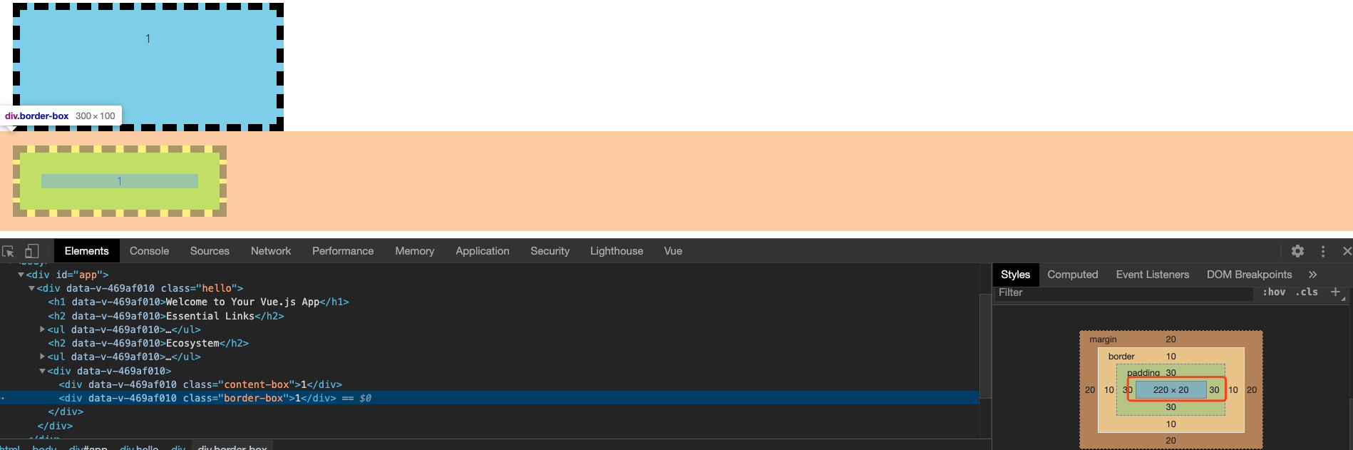 content-box和border-box区别以及应用场景_border box和contain box-CSDN博客