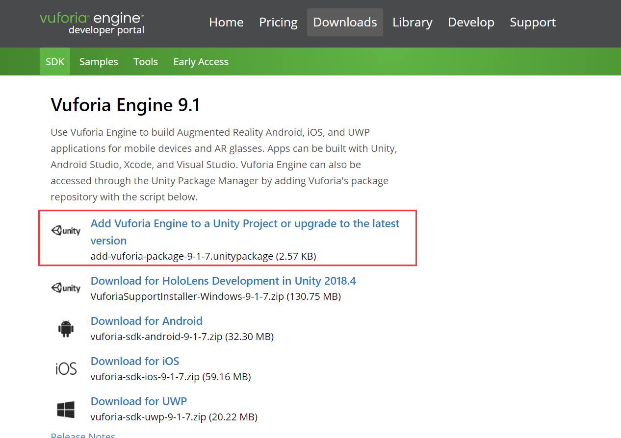 Unity3d导入Vuforia (unity3d 2019.13.14版本)_unity vuforia 下载旧版本-CSDN博客