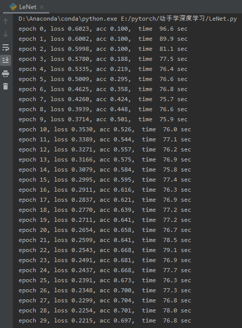 CNN经典之LeNet网络+PyTorch复现_cnn算法复现-CSDN博客