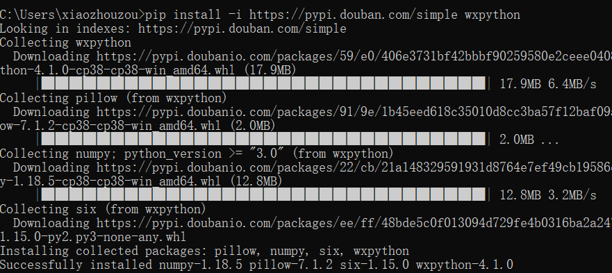 Robotframework安装（wxpython和ride推荐使用豆瓣镜像安装）pip Install Wxpython407镜像源 Csdn博客 