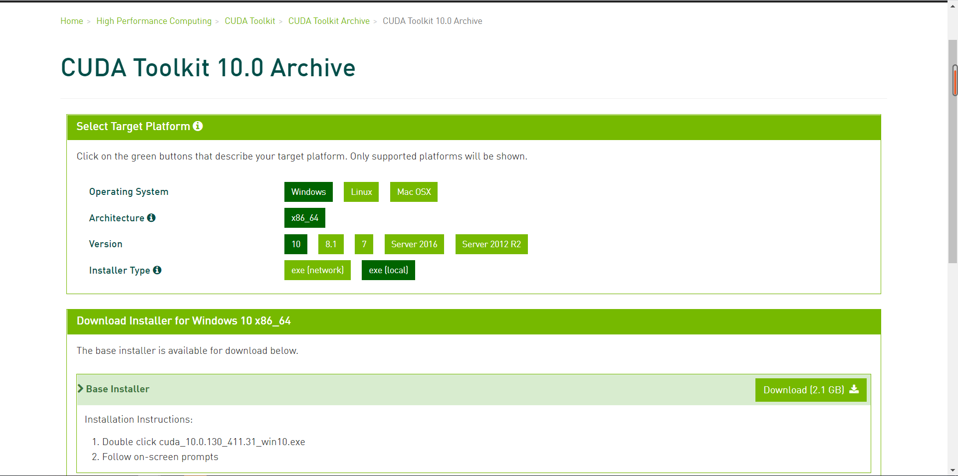 win10+python3.6.4+cuda10.0+cudnn安装教程_python3.6.4对应的cuda-CSDN博客