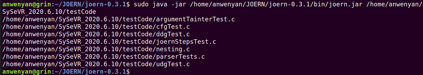 SySe复现-----测试 2020.6.10_sysevr复现-CSDN博客