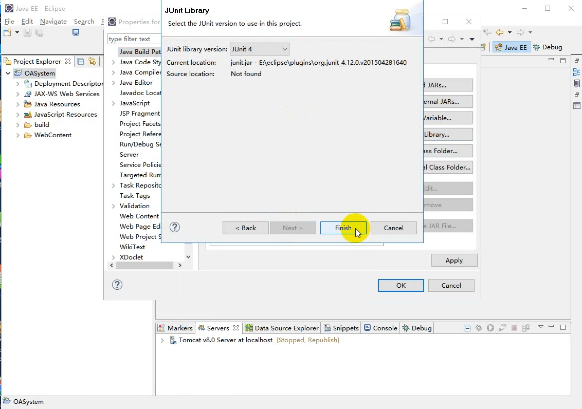 三、在eclipse项目中添加Junit4_eclipse引入junit4-CSDN博客