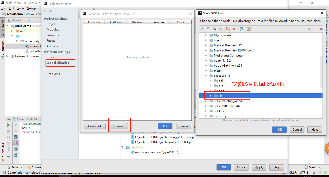 Scala 2 11 8 安装与环境变量配置以及idea中安装scala插件 Scala Sdk 2 11 8 Csdn博客