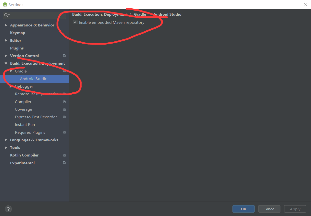 Android Studio安装后错误ERROR:Cause:unable to find valid certification path to requested target_bulid ...