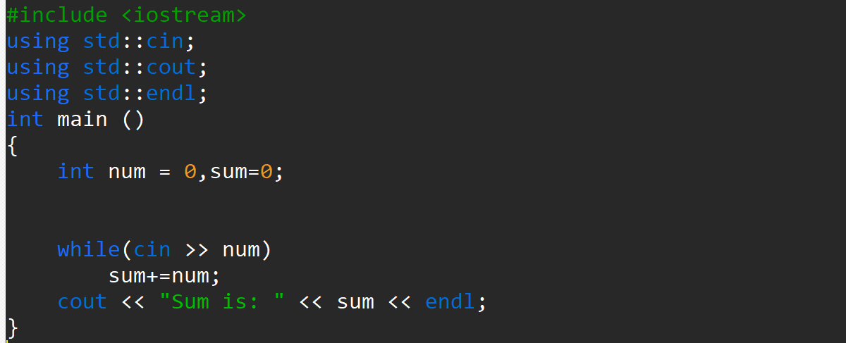 while中使用cin作为判断条件_while cin-CSDN博客