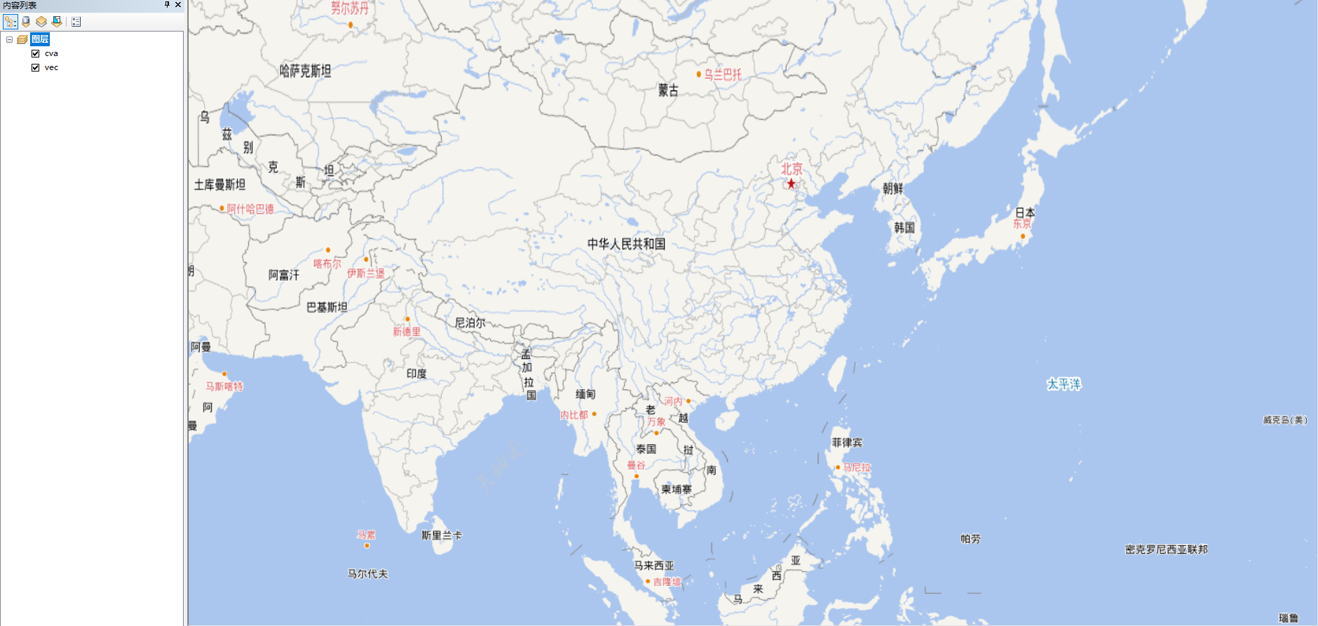 Arcgis加载天地图底图 Csdn博客
