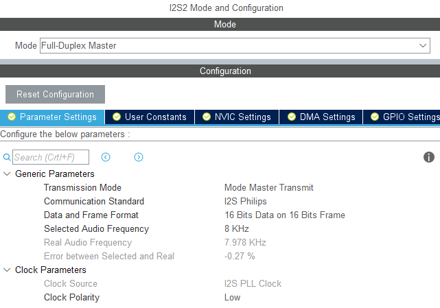 STM32CubeIDE Audio播放音频 WM8978 + I2S + DMA双缓存模式_stm32 i2s 驱动wm8988-CSDN博客