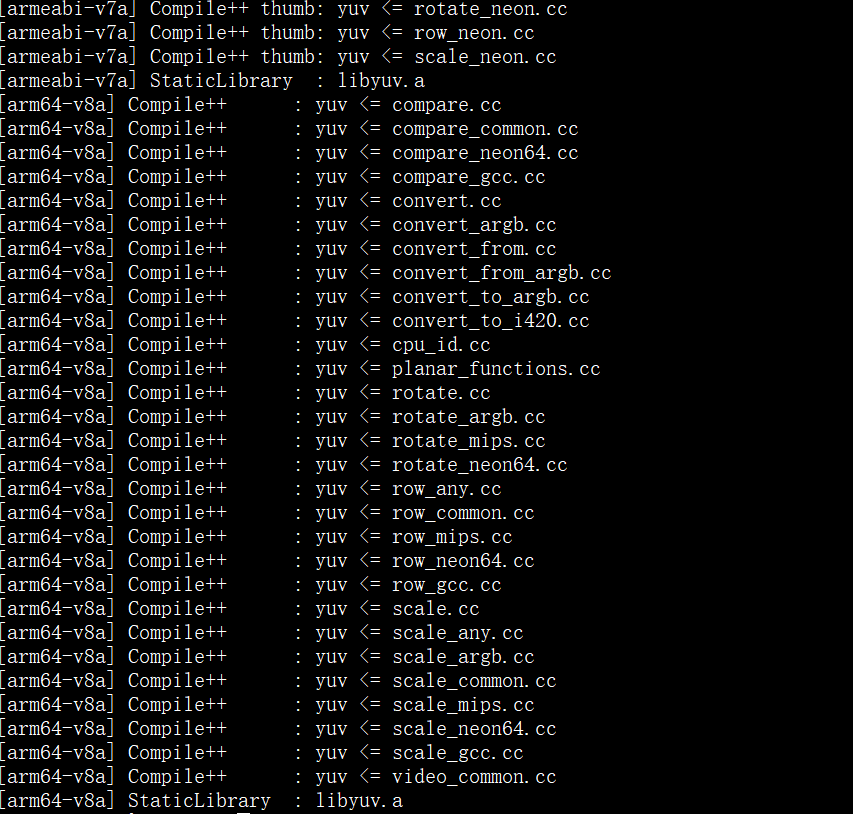 libYUV编译成静态库以及使用_libyuv arm64-v8a-CSDN博客