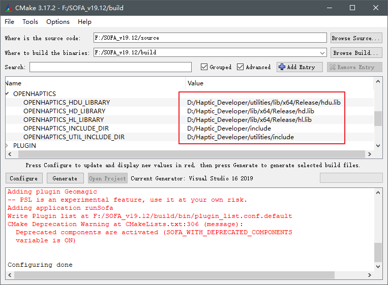 力反馈OpenHaptic安装 + 配合 SOFA Geomagic插件_Murphy _的博客-CSDN博客
