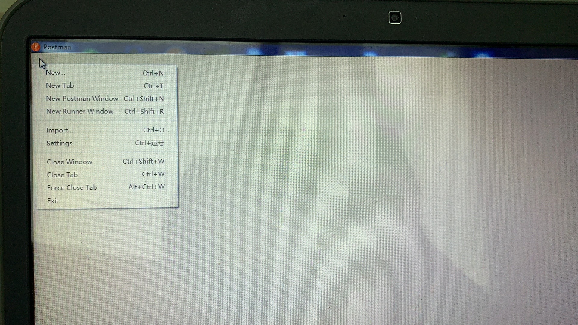 postman启动异常之打开白屏_postman白屏且关不掉-CSDN博客