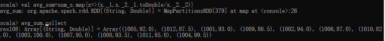 Spark example: map, union, combineByKey usage combination, output each ...