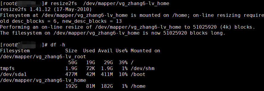 linux将其他分区空间划分给root分区的方法（ext4文件系统）_linux将剩余分区空间分配给root-CSDN博客