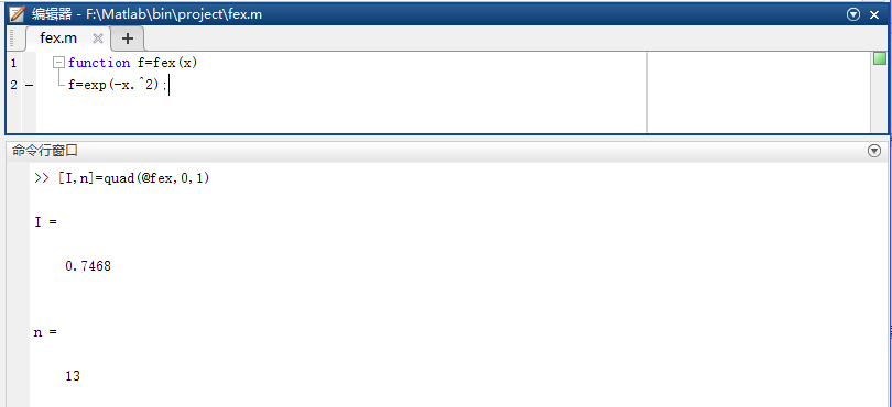 Matlab数值微分与数值积分，干货分享_matlab用integral求解定积分_普通网友的博客-CSDN博客