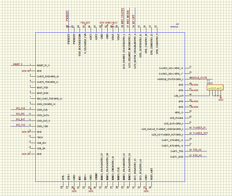 LTE Cat 1 STM32 4G AIR724_air724ug核心板原理图-CSDN博客