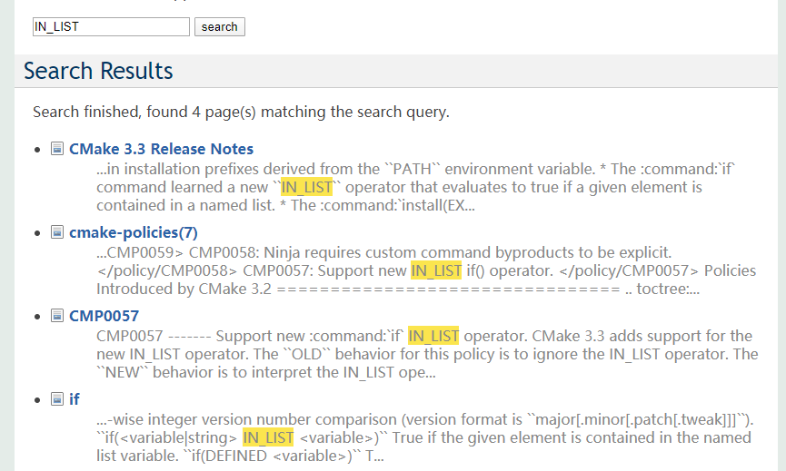 解决cmake Policy CMP0057 is not set: Support new IN_LIST if() operator_policy cmp0148 is not set ...