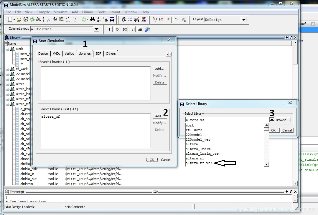 Modelsim仿真出现module Altsyncram Is Not Defined的解决方法module Altsyncram Is Not Defined Csdn博客