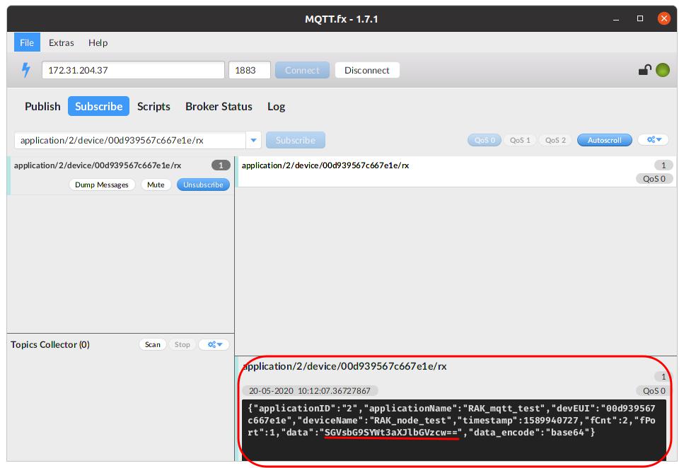 LoRa节点与网关内置的MQTT服务器之间的数据传输_lora模块mqtt-CSDN博客