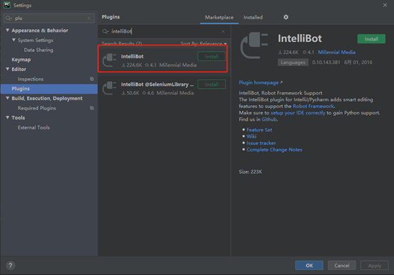 Pycharm安装robot framework运行插件_robot runner插件-CSDN博客
