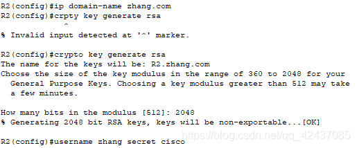 思科ssh登陆配置命令过程思科利用ssh登录管理路由器 Csdn博客