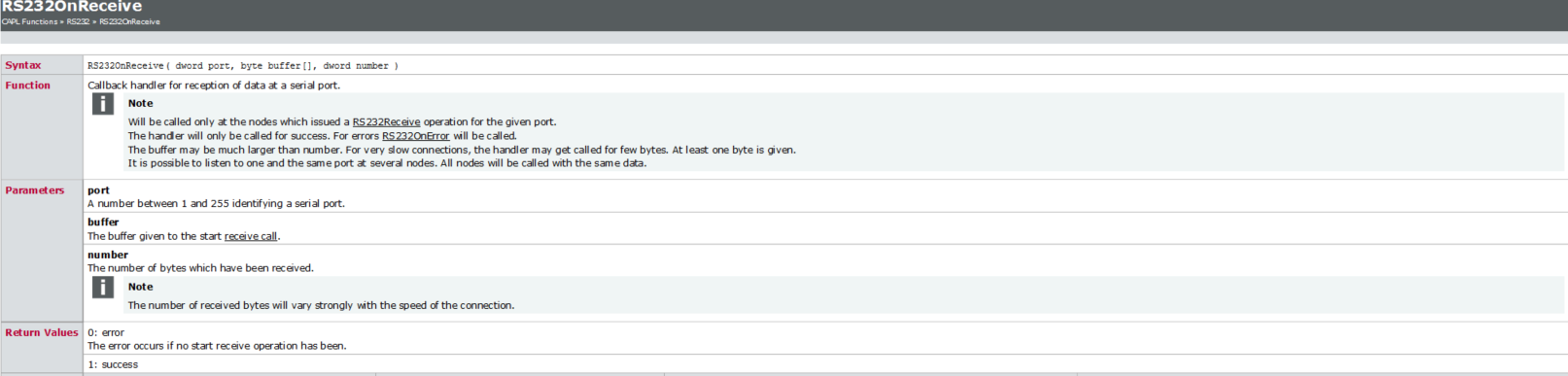 RS232 CAPL Functions / serial port configuration - Programmer Sought