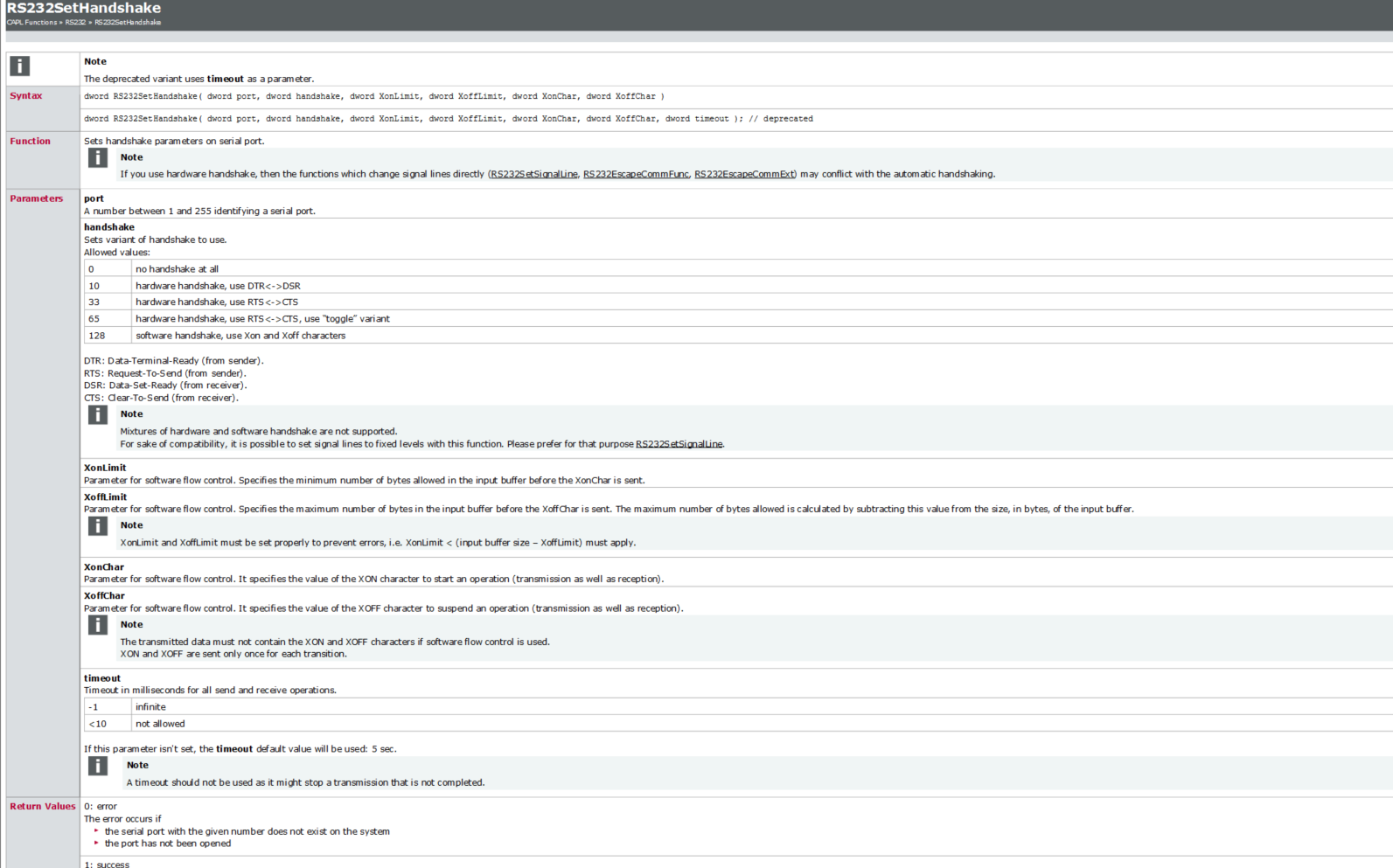 RS232 CAPL Functions / serial port configuration - Programmer Sought