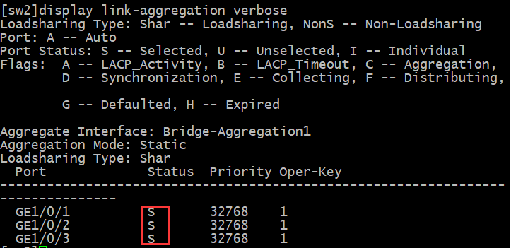 H3C交换机链路聚合配置_interface bridge-aggregation-CSDN博客