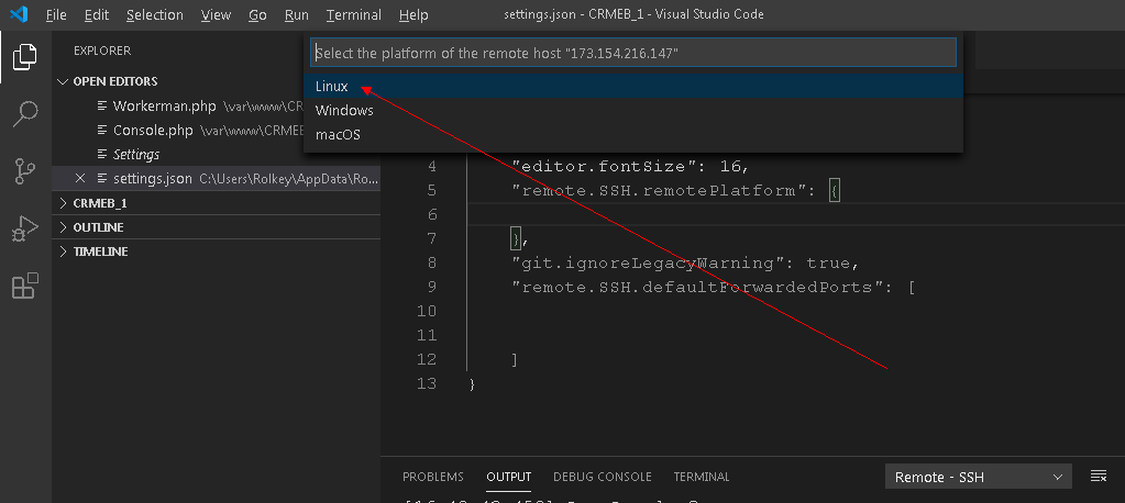 windows7下vscode通过ssh编辑服务器代码的方法_the language server needs at least php 7.4.0 insta-CSDN博客