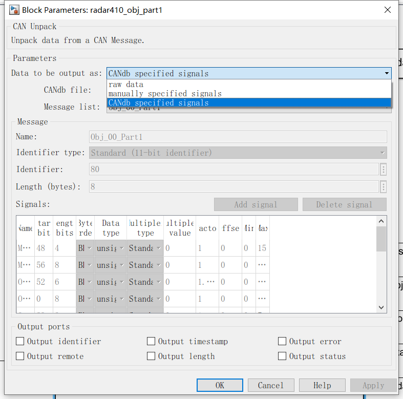 基于Simulink实现CAN报文解析(unpack)与打包(pack)任务_simulink中如何输出can解包-CSDN博客