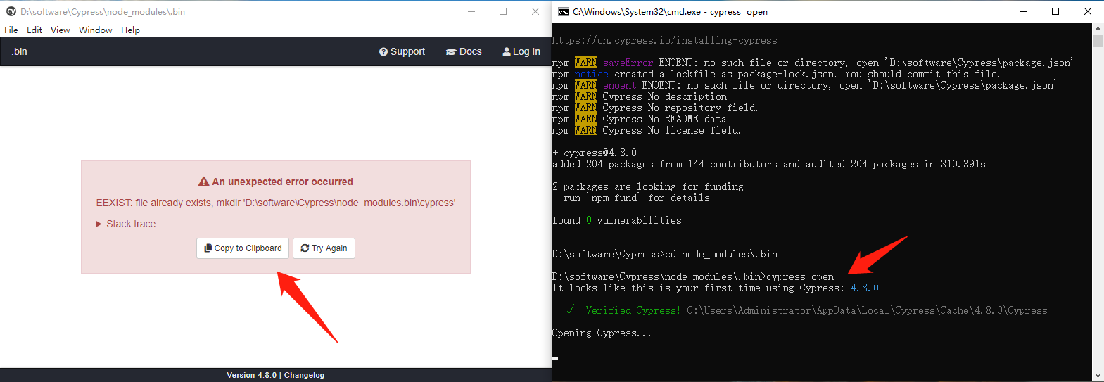windows环境下通过npm安装Cypress_npm cypress-CSDN博客