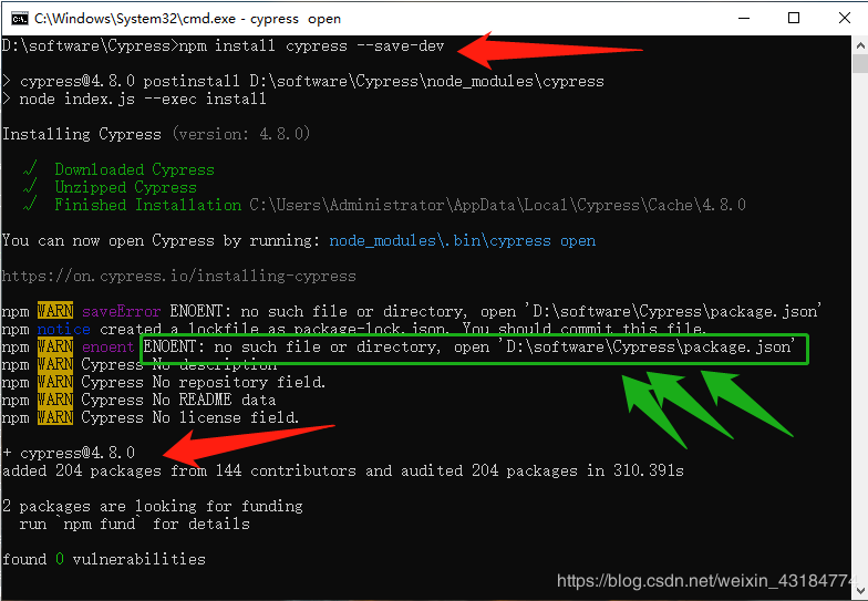 windows环境下通过npm安装Cypress_npm cypress-CSDN博客
