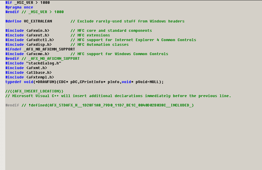 VC++6.0报错： include stdafx.h before including this file for PCH_before includeing this file for ...