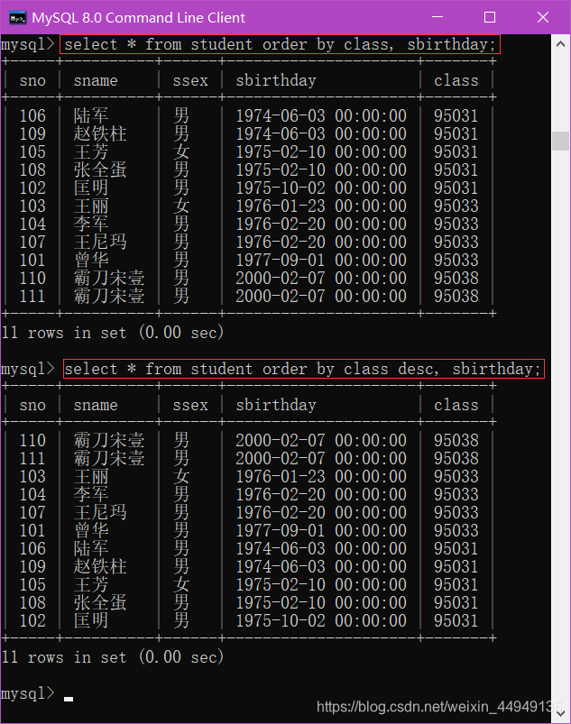 Mysql数据库 笔记05【查询练习题 25道(附解析)】 查询最高分同学的sno、cno和grade列。 Csdn博客