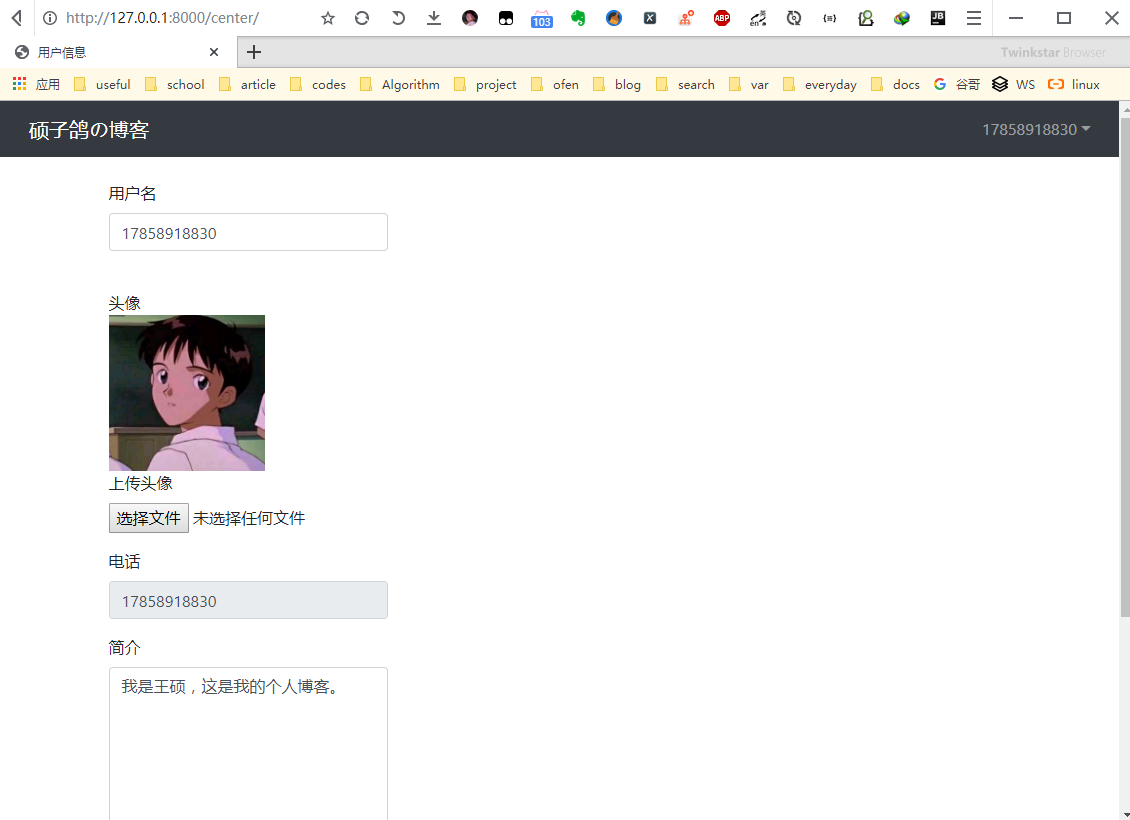 使用 Django Vuejs 开发个人博客网站（完整版附源码）—— Python 课程设计 期末项目django 网站 Csdn博客