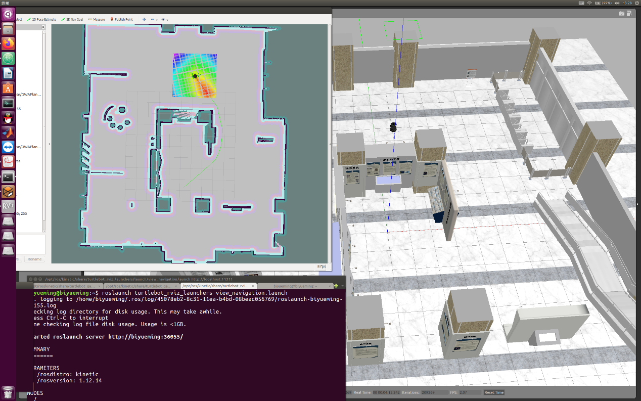 实验四 Turtlebot2机器人仿真_turtlebot2车仿真图-CSDN博客