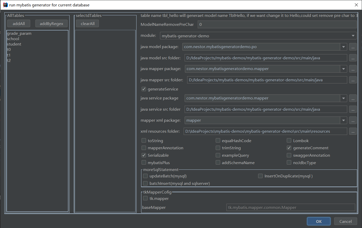 Mybatis之Mybatis Generator vs IDEA插件 自动生成代码_idea中mybatisx跟mybatis-generator哪个好用-CSDN博客