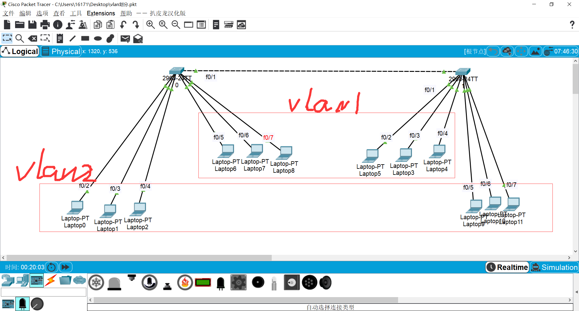 VLAN划分_单个交换机划分两个vlan的步骤?-CSDN博客