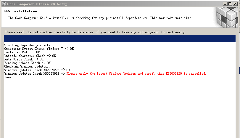 解决CCS8 Product 'XDAIS' v0.0 is not currently installed 问题 - 程序员大本营