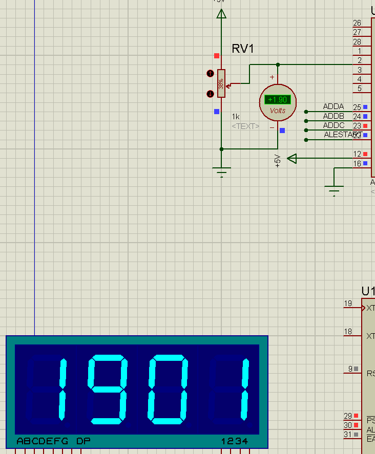 C51数码管动态显示+AD转换_adc0808引脚图及功能-CSDN博客