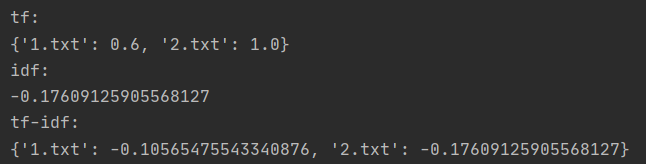 TF-IDF算法介绍和基于Python的实现_tfidf[] python 没有计算值-CSDN博客