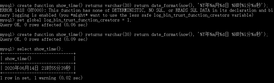 MySQL ERROR 1418 mysql 1418 CSDN 
