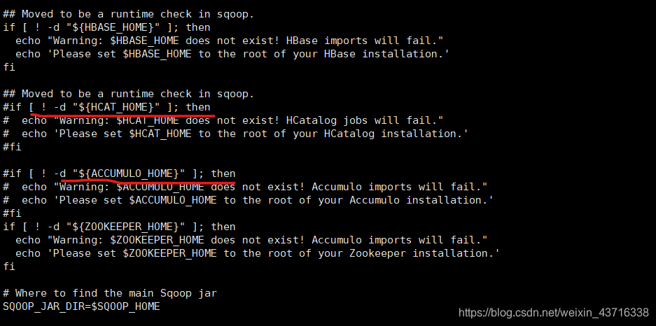 解决安装sqoop后出现一些警告提示info Sqoopsqoop Running Sqoop Version 147 Mis