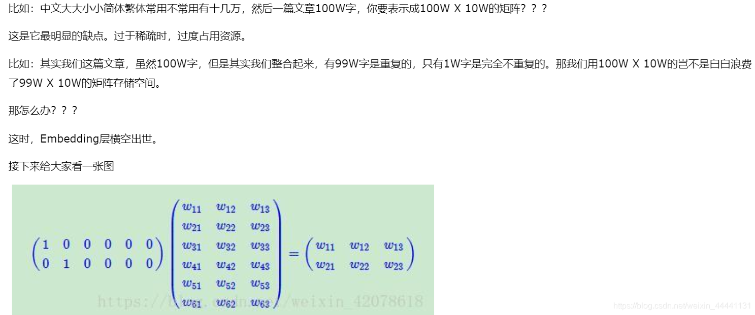 深度理解嵌入embedding层嵌入层 Csdn博客