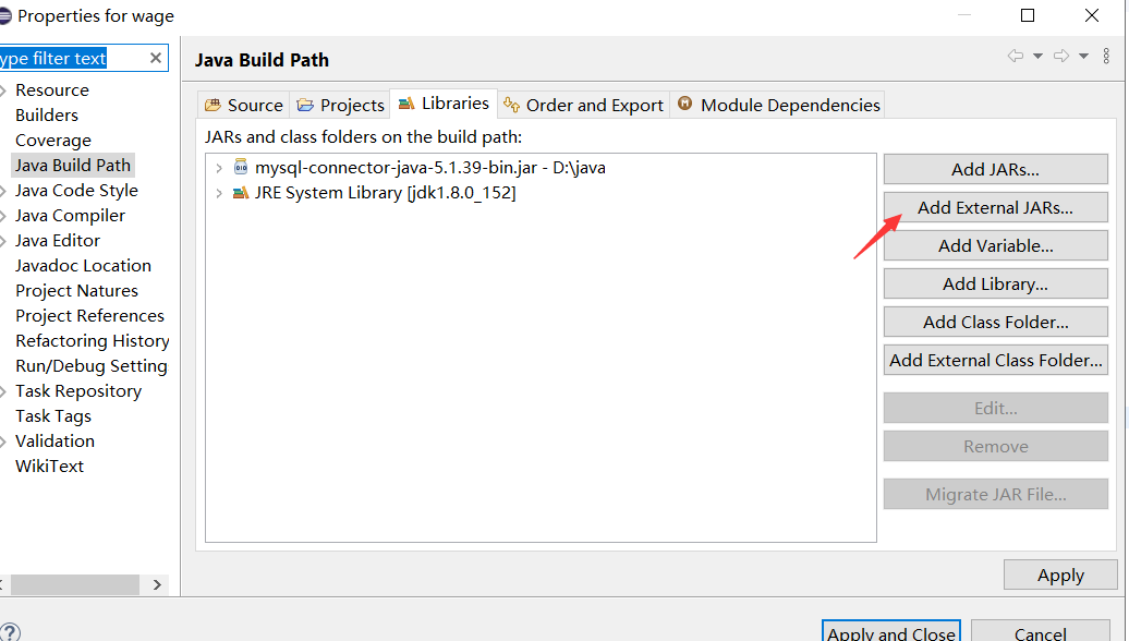 怎么在eclipse中添加数据库的驱动包_eclipse怎么加载驱动-CSDN博客