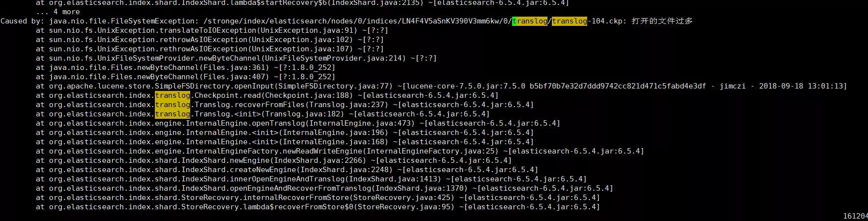 单节点es 打开文件过多(too many open files)_es java.io.ioexception:打开的文件过多-CSDN博客
