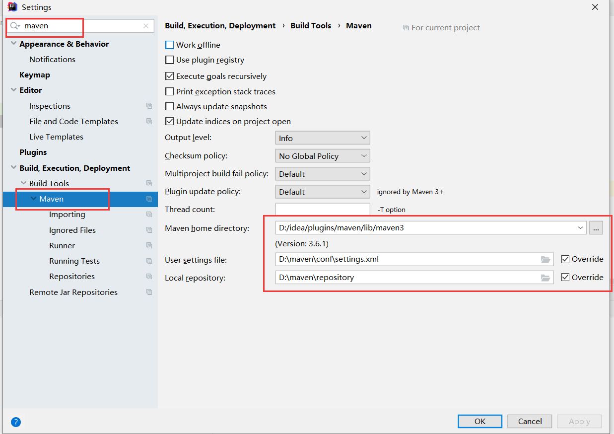 IDEA中使用maven报Cannot resolve plugin org.apache.maven.plugins:maven-compiler-plugin:3.1_在udea弄pom时 ...