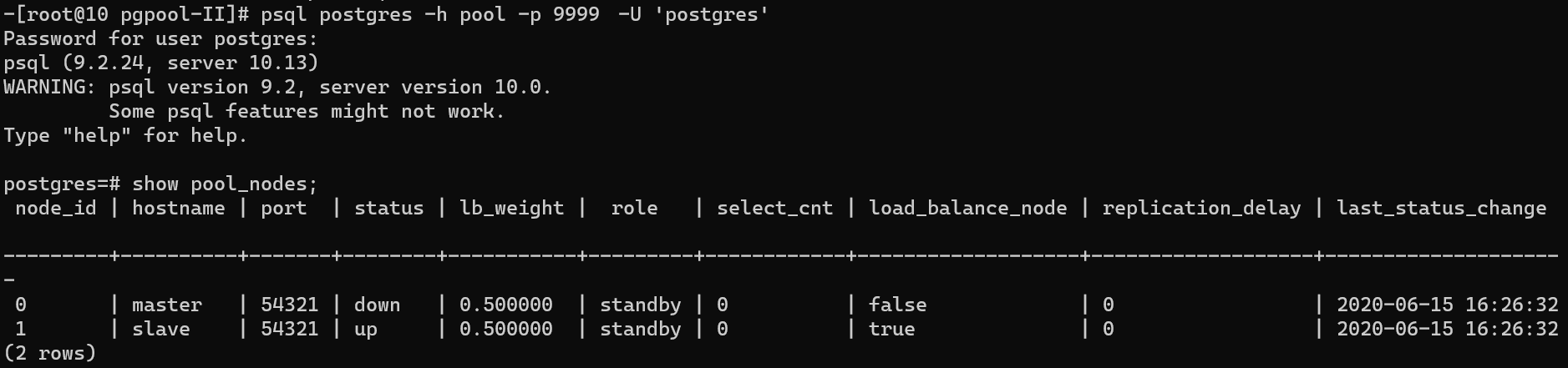 pgpool-II踩坑日记两则_unrecognized configuration parameter-CSDN博客