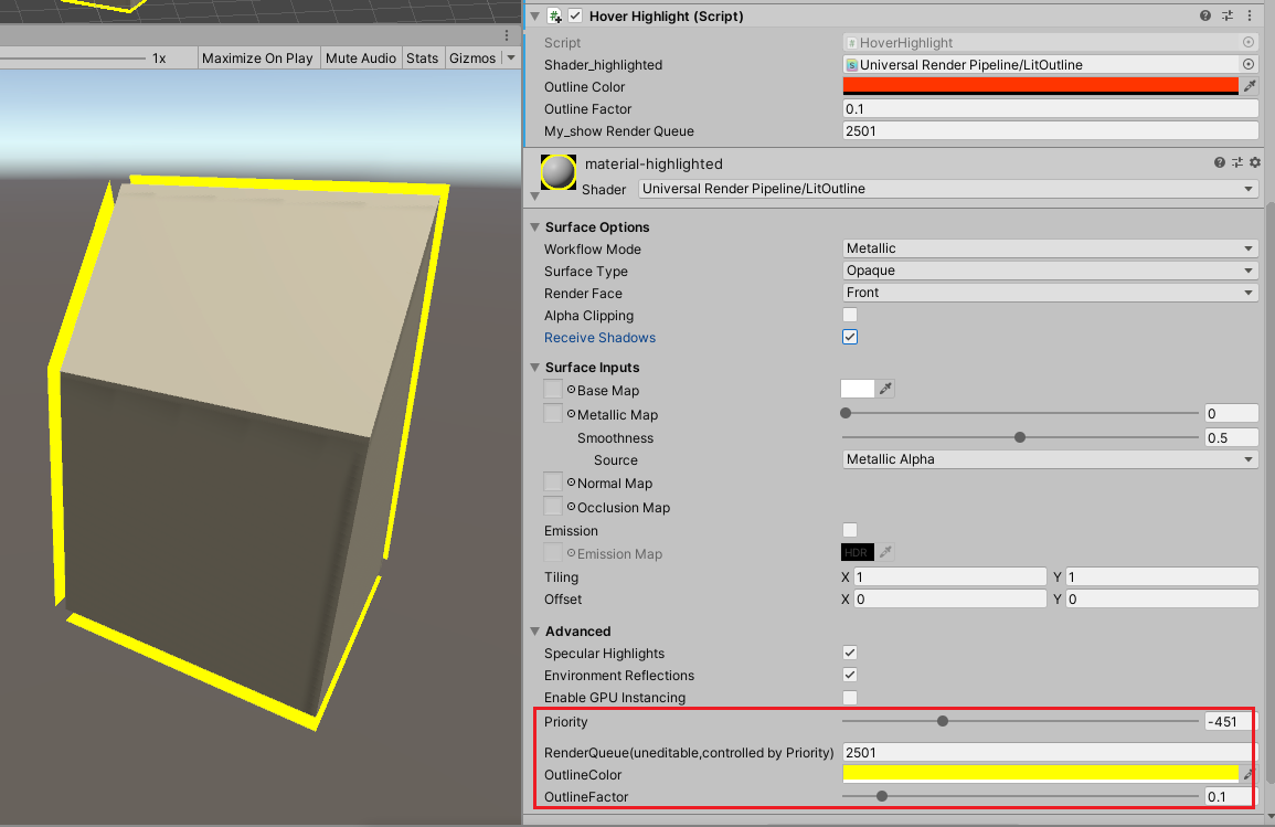 URP/LWRP Shader实现描边效果_urp描边-CSDN博客
