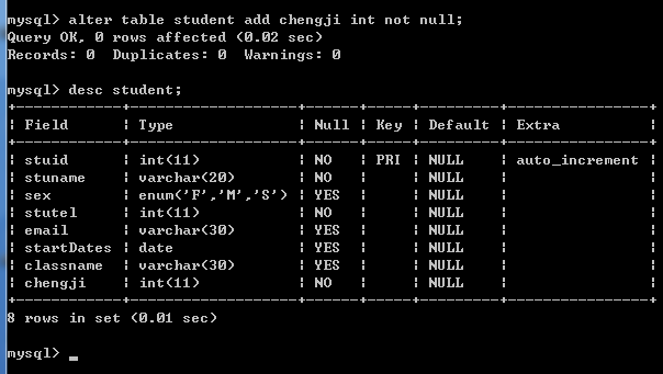 （数据库-MySQL）修改表——添加列、修改列、删除列（名）_数据库中修改表列的名称-CSDN博客